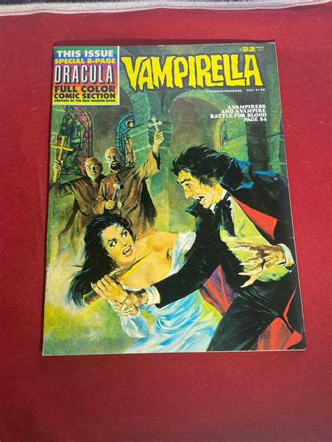 Vampirella Comic 22 Warren Magazine For Sale Virtual Vermont
