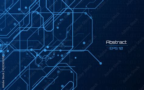Futuristic Abstract Background Server Internet Speed Futuristic