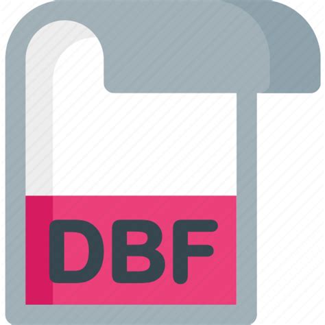 Dbf Document Extension File Folder Paper Icon Download On Iconfinder