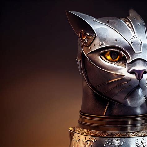 Adorable Retrato De Gato Caballero Foto Premium