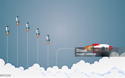 로켓의 그래픽은 또한 용기의 개념을 나타냅니다 삶의 성공을 위해 다르게 이동 생각 가능성에 대한 스톡 벡터 아트 및 기타 이미지 가능성 개념 개성 개념 Istock