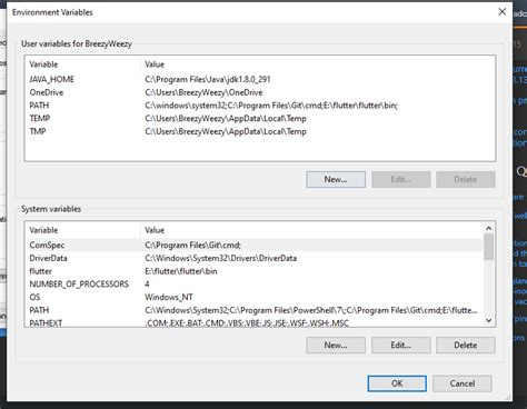 Exception Cannot Run Program E Flutter Flutter Bin Flutter Bat Stack Overflow