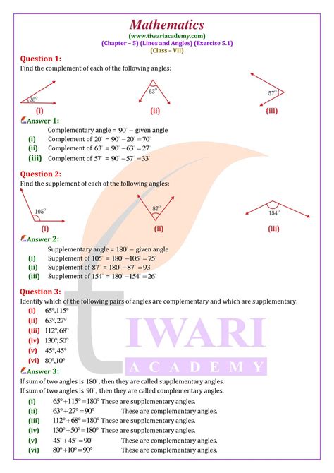 Ncert Solutions For Class 7 Maths Chapter 5 Exercise 51