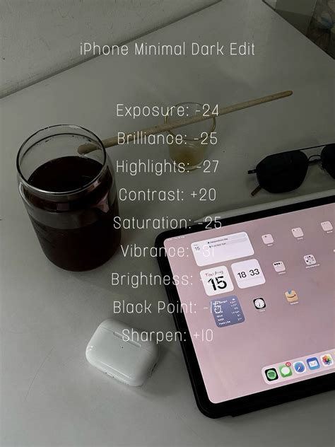 Iphone Dark Edit Photo Editing Photo Editing Tutorial Photo Editing