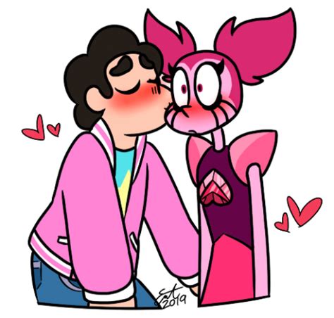 Steven Kissing Spinel Steven Universe Funny Steven Universe Gem Steven Universe Movie