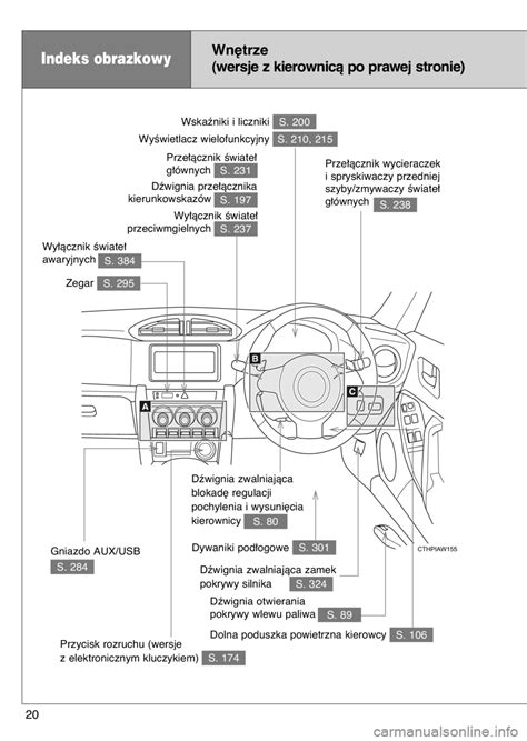 TOYOTA GT86 2017 Instrukcja obsługi in Polish 505 Pages