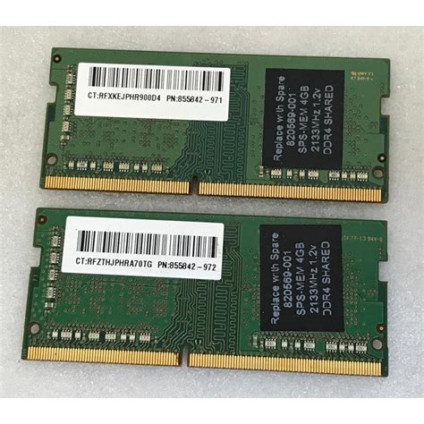 Pc4 2400t 8gb Samsung 1rx16 Pc4 2400t Sc0 11 4gb 2枚 8gb Ddr4 ノート用メモリ