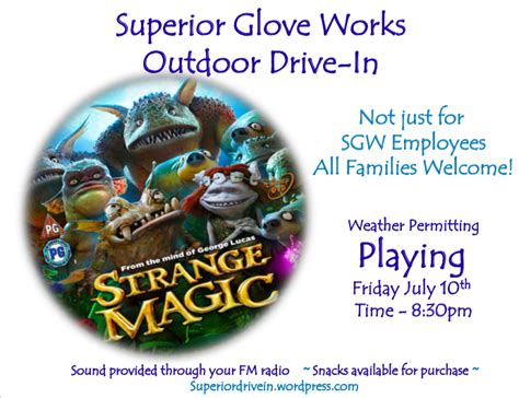 Strange Magic Poster Superior Glove Drive In