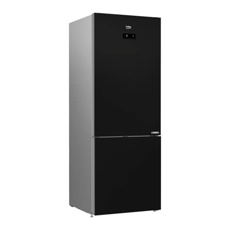 Beko No-Frost Inverter Refrigerator, 501 Liters, Black Glass ...