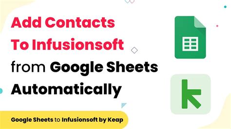 Integrating Google Sheets With Infusionsoft Using Pabbly Connect Pabbly