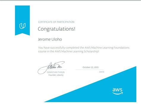 Jerome Uloho On Linkedin Udacity Machinelearning Aws Development Mobileappdevelopment