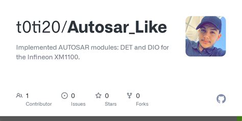 Github T Ti Autosar Like Implemented Autosar Modules Det And Dio