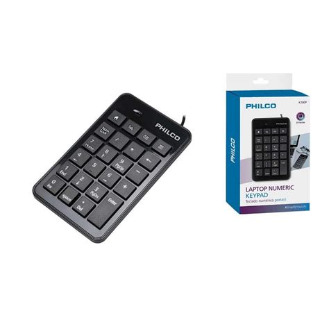 Teclado Numerico Negro Philco Pc Mundo