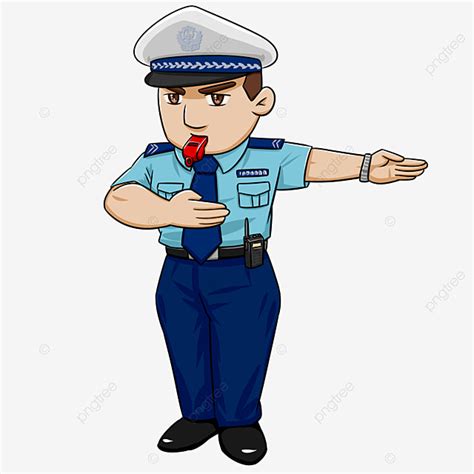 교통 일러스트 경찰 의무 교통 경찰 책임 경찰 Png 일러스트 및 Psd 이미지 무료 다운로드 Pngtree