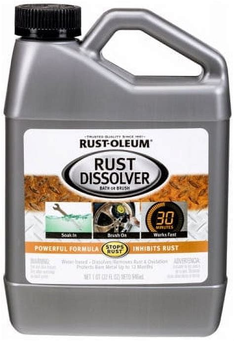 Rust Oleum 293617 Automotive Rust Dissolver 1 Qt