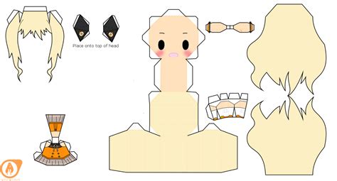 Chibi Vorlagenersteller Whisper Chibi Doll Free Printable Papercraft