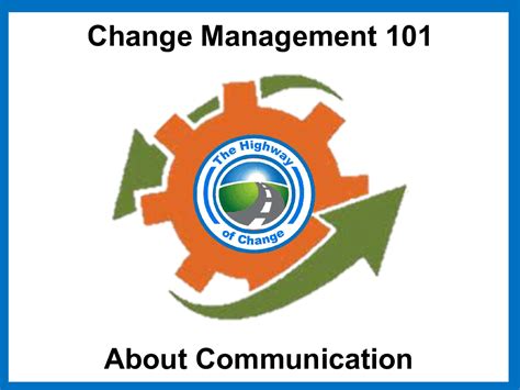Change Management 101 Communication PPT Slide Deck