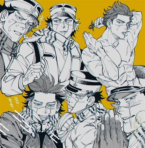 「金カム」おしゃれまとめの人気アイデア｜pinterest｜yec マンガ 尾形百之助 キャラクタースケッチ