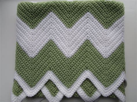 Crochet Afghan Pattern Easy Chevron Crochet Blanket Pattern