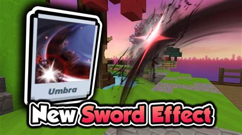 I Got The New Umbra Sword Effect In Bedwars Blockman GO YouTube