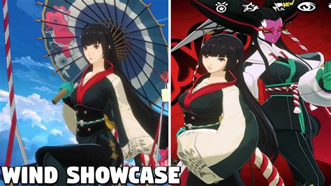 Persona 5 The Phantom X Wind Character Showcase Youtube
