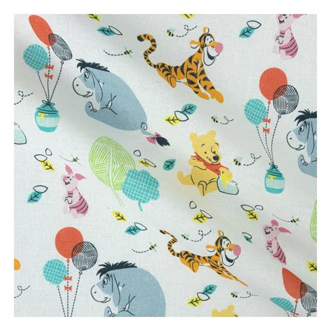 Disney Winnie The Pooh Sunshine Fat Quarters 4 Pack Hobbycraft