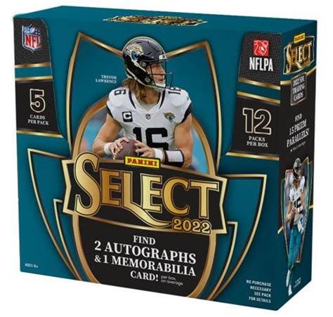 2022 Panini Select Hobby Football Checklist