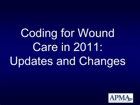 Coding For Wound Care