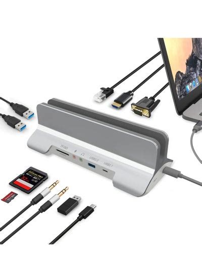 سعر قاعدة شحن USB C 13 في 1 قاعدة شحن USB C للكمبيوتر المحمول قاعدة