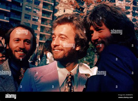 File In This Undated File Photo From Left Members Of The Bee Gees