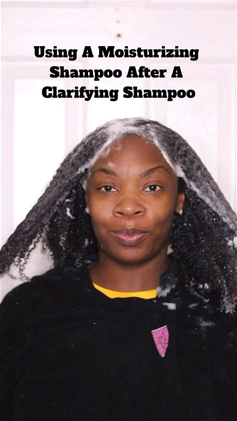 Using A Moisturizing Shampoo After Using A Clarifying Shampoo Natural