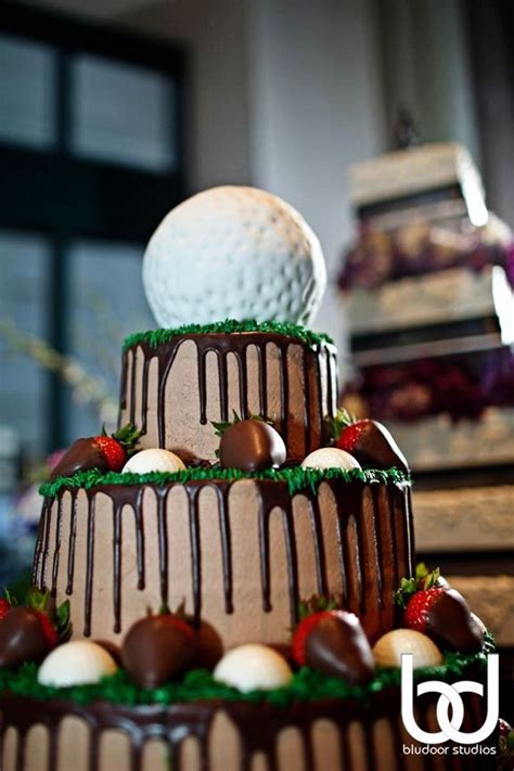 Golf Themed Grooms Cake