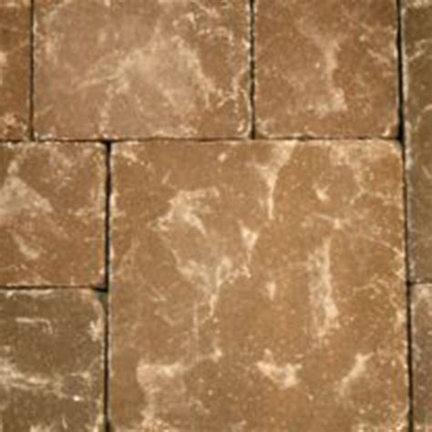 Bella Vista Stone Paver Large Rectangle Pecan Rustic 6 In X 12 In X 2