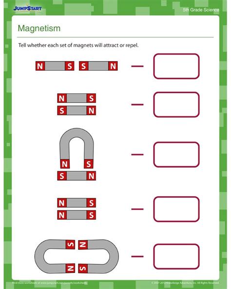 Online Worksheet Grade 8 Physics Magnetism