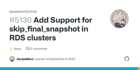 Add Support For Skip Final Snapshot In Rds Clusters Aquasecurity