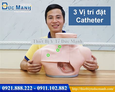 Mô Hình Thực Hành đặt Catheter Tĩnh Mạch Thiết Bị Y Tế Đức Mạnh