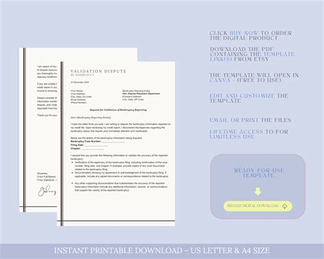 Bankruptcy Validation Dispute Letter Bankruptcy Removal Credit Repair