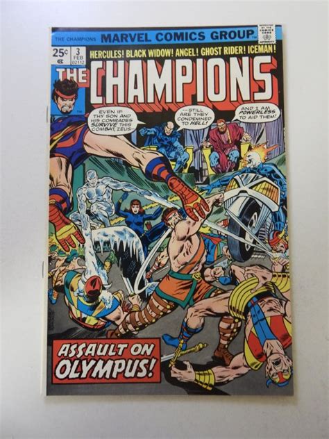 The Champions 3 1976 Fnvf Condition Mvs Intact Comic Books
