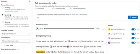 Enhancing Language Learning With Azure Ai Speech Pronunciation Assessment