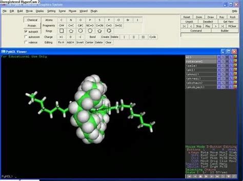 Chemistry In Computer Programme Software Pymol Visualization Tool For