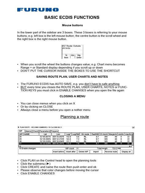 02 Basic Ecdis Functions 2 0 Pdf Menu Computing Cursor User