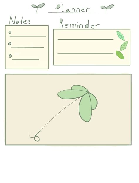 Cute Plant Planner Notability Gallery