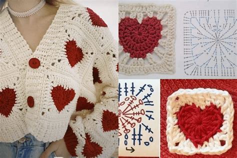Carré Coeur Au Crochet Tutoriel Charmant