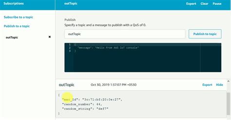 Storing Esp8266 Data Into Amazon Dynamodb Using Aws Iot Coremqtt