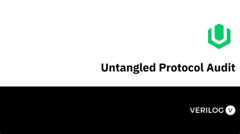 Untangled Protocol Audit Report