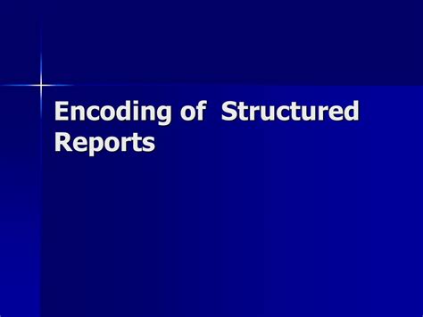 Ppt Application Of Dicom Structured Report Powerpoint Presentation