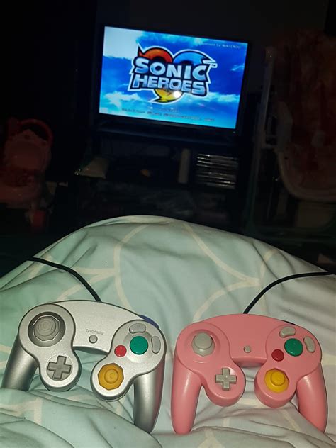 Finally Got A Second Controller Sonic Night💑 Rgamecube