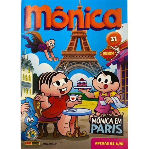 Gibi MÔnica Ed 31 MÔnica Em Paris Panini Books Gibi Vitrola Gibi Gibi