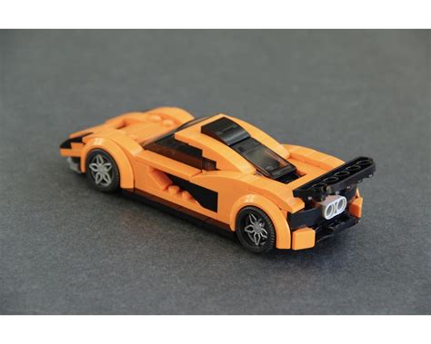 Lego Moc Mclaren P1 Lm City Scale Yellow By Prototyp Rebrickable
