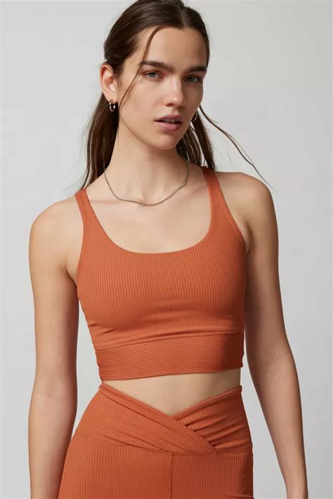 Year Of Ours Gym Ribbed Stretch Sports Bra Urban Outfitters